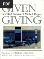 Interview With Yves Bonnefoy | PDF | French Poetry | Poetry