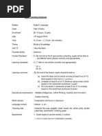 PPP Lesson Plan | PDF | Learning | Lesson Plan