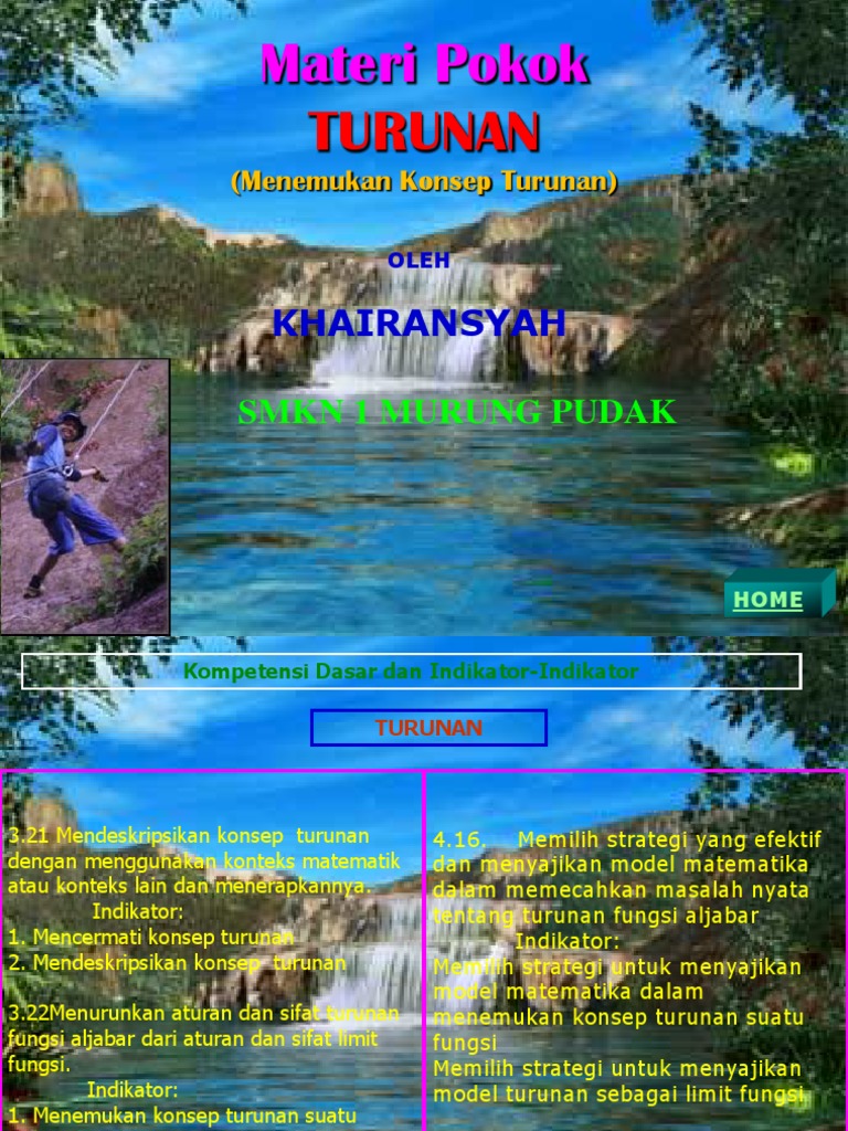 Menemukan Konsep Turunan | PDF