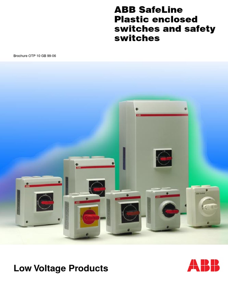 Abb Safeline Plastic Enclosed Switches and Safety Switches: Low Voltage ...