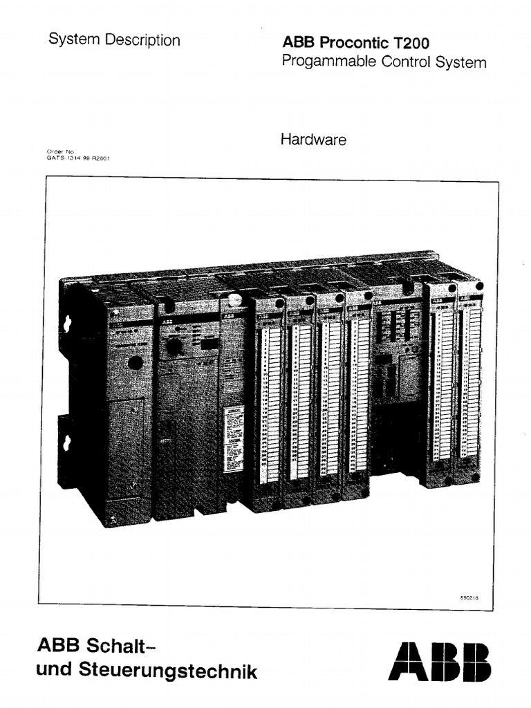 ABB Procontic T200 Systemdescription | PDF