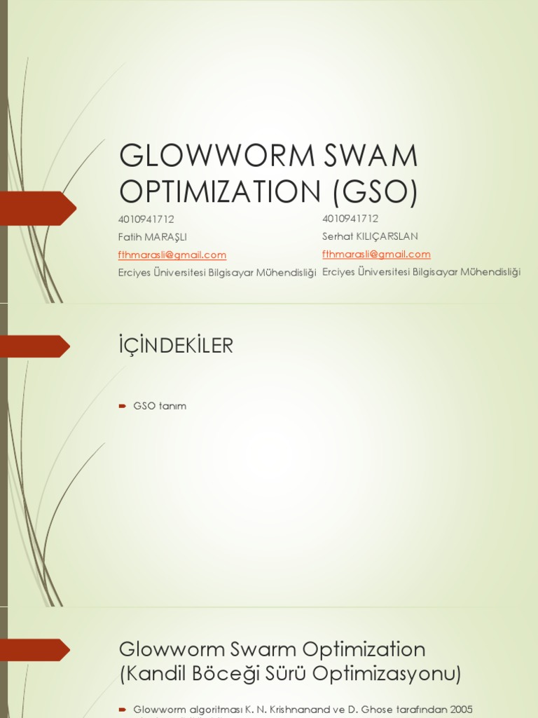 Glowworm Sunum | PDF