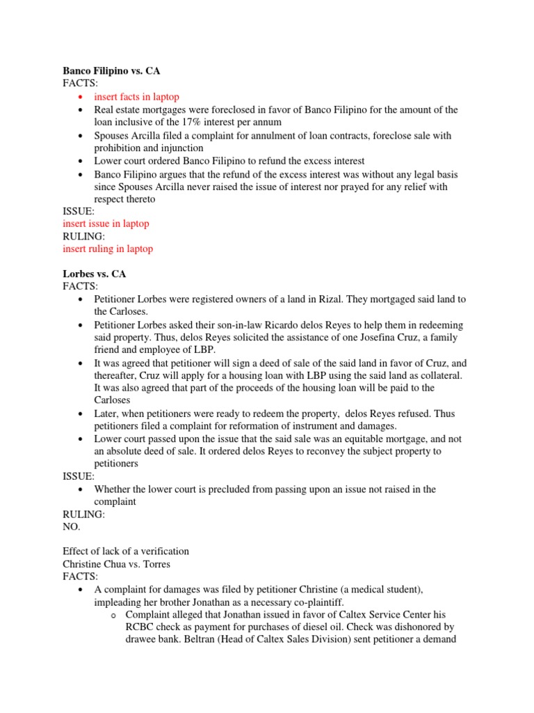 Banco Filipino Vs | PDF | Mortgage Law | Foreclosure