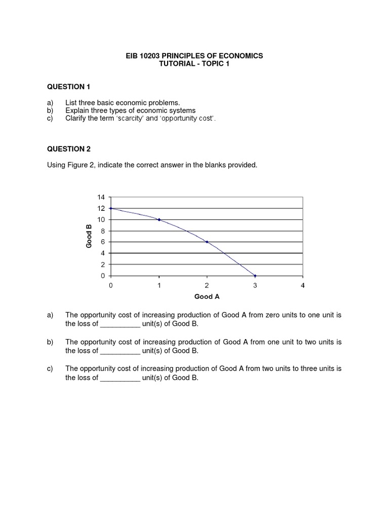 Tutorial Topic 1 | PDF