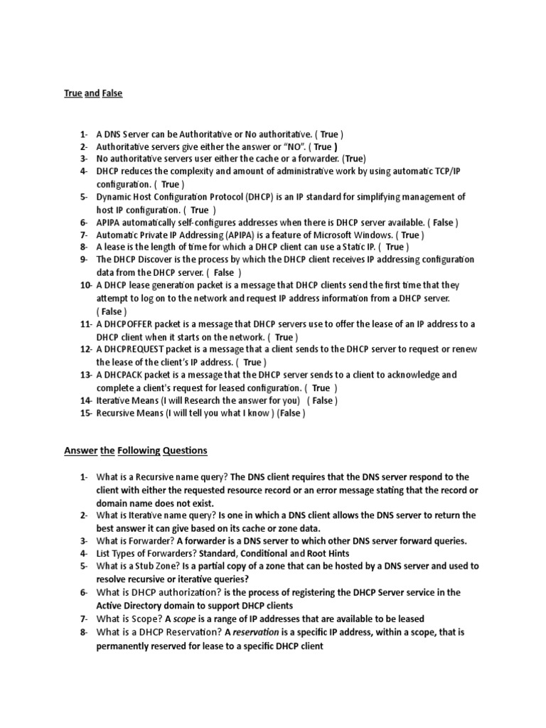 Semester 4 Full Time Final Exam | PDF | Domain Name System | Ip Address