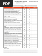 Electrical Inspection Checklist Guide | PDF | Electrical Wiring ...