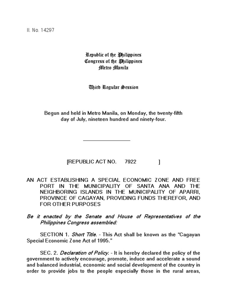 Ra 7922 Ceza - 2 | PDF | Stocks | Board Of Directors
