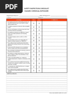 VFL Safety Management Checklist | PDF | Safety | Occupational Safety ...