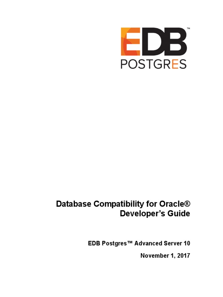 EDB Database Compatibility For Oracle Developers Guide v10 | PDF ...