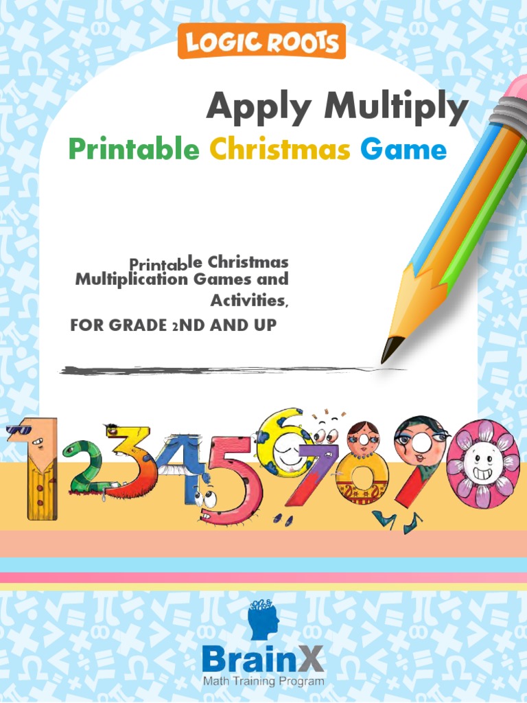 Printable Christmas Multiplication Game | PDF | Educational Psychology ...