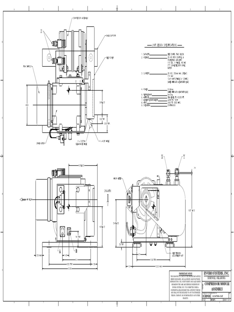 Enviro Systems, Inc. Compressor Module Assembly: Seminole, Oklahoma | PDF