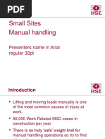 Manual Handling Training | PDF