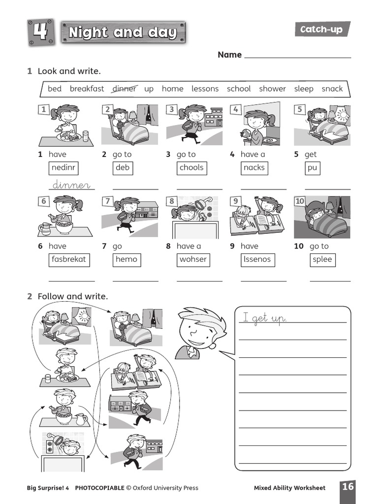 Big Surprise 4 Unit 4 PDF | PDF