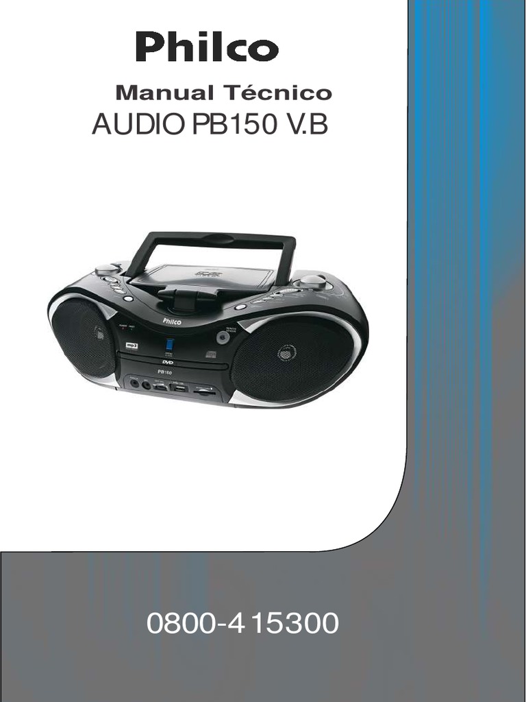 Manual Serviço Audio Pb150 | PDF | Resistor | Engenharia Eletrônica