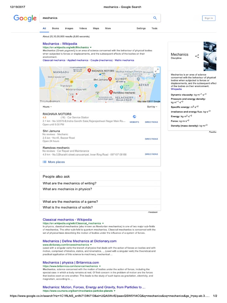 Mechanics - Google Search | PDF