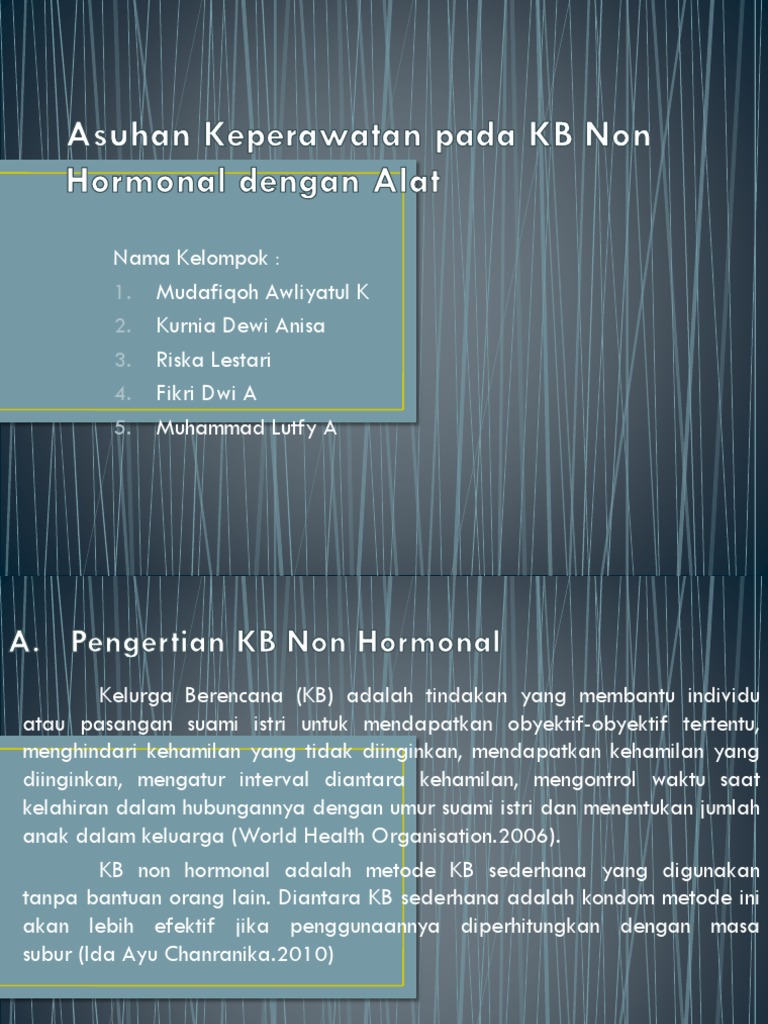 KB Non Hormonal Dengan Alat | PDF