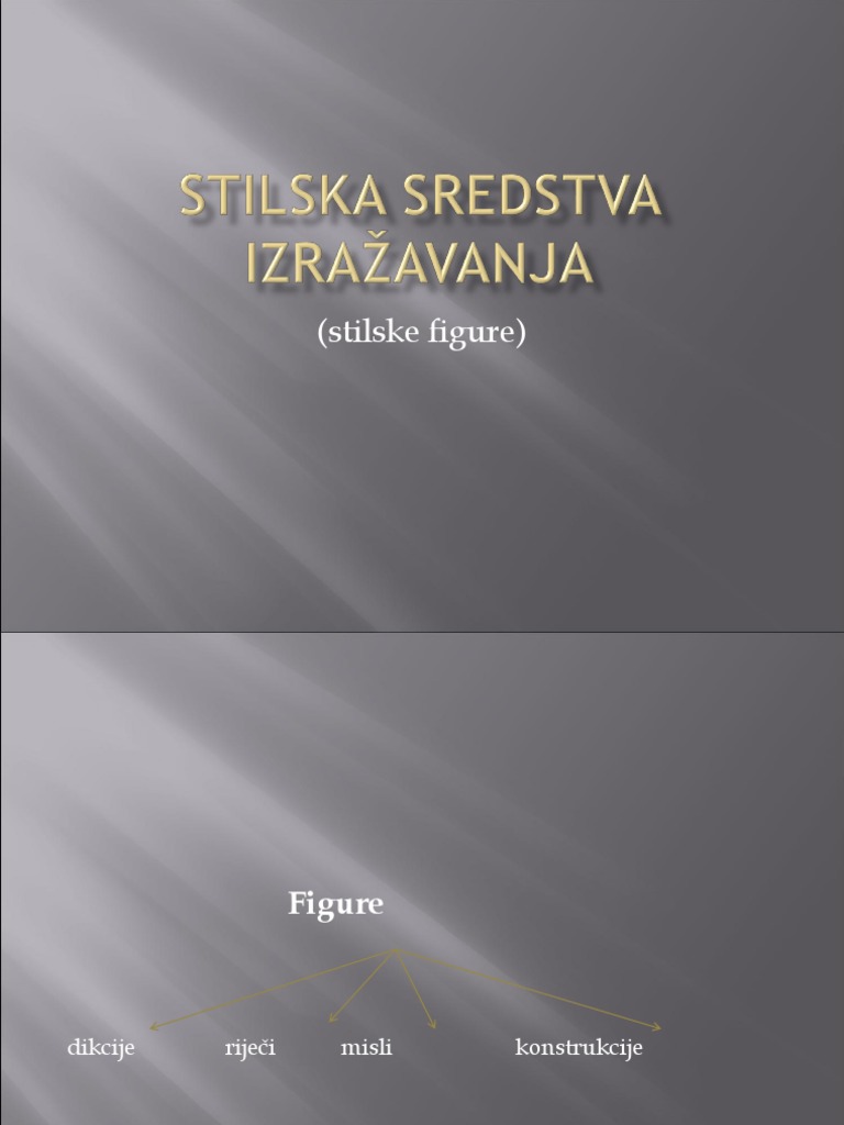 Stilske Figure | PDF