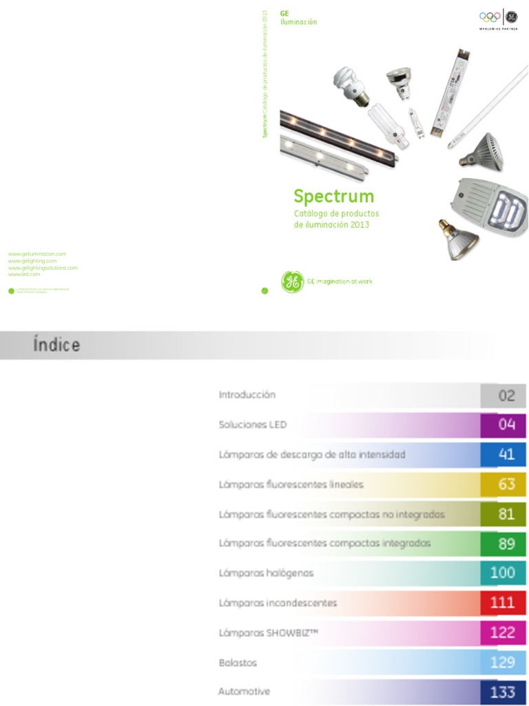 Spectrum Catalog SP 2013 PDF | PDF | Encendiendo | Energia General