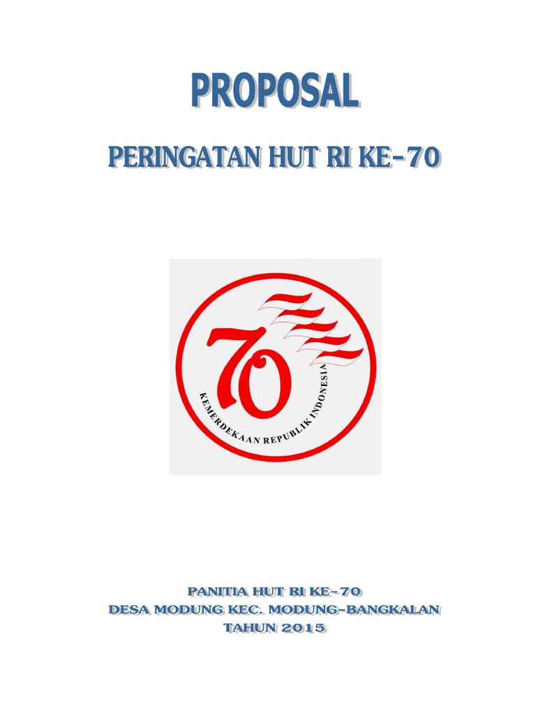 Cover Proposal Hut Ri | PDF