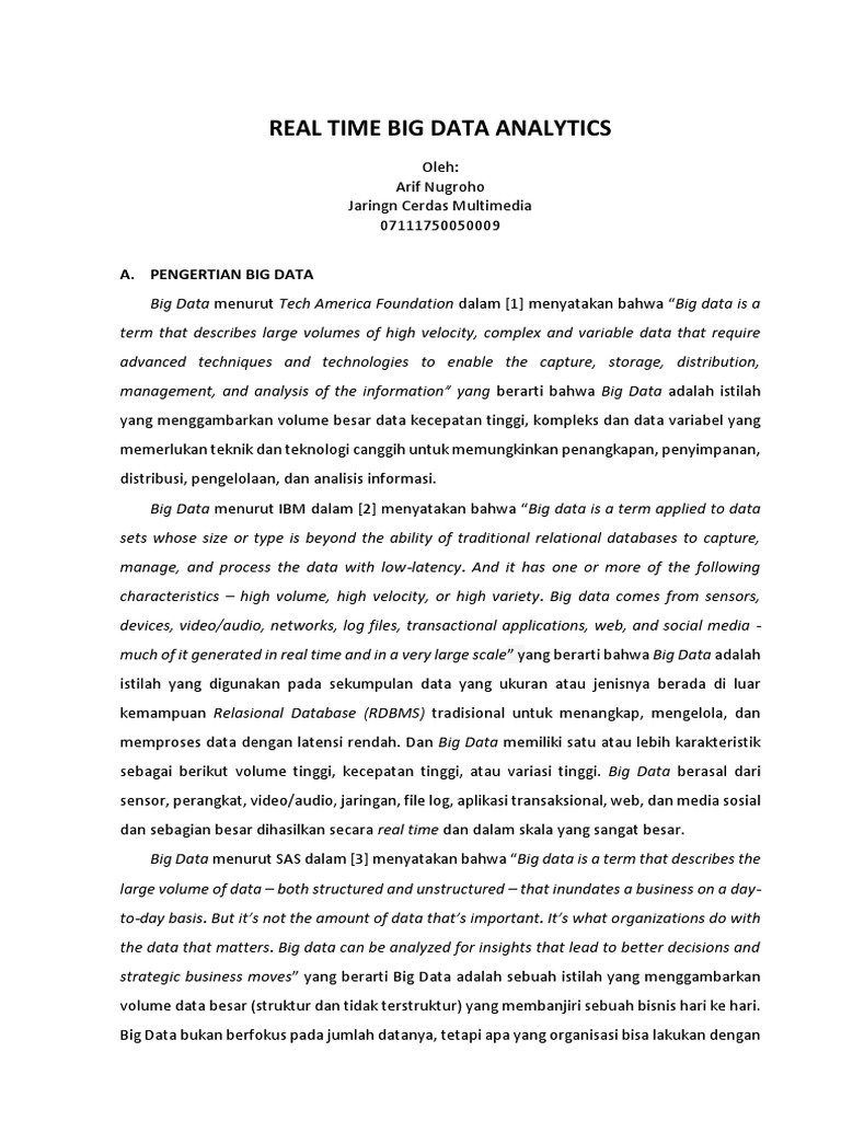 Real Time Big Data Analytics | PDF