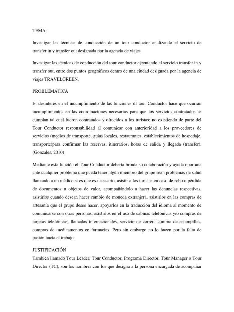 Técnicas de Guiar | PDF | Turismo | Business