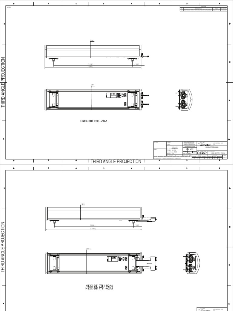 HBXX 3817tb1 VTM Line Drawing | PDF | Specification (Technical Standard ...