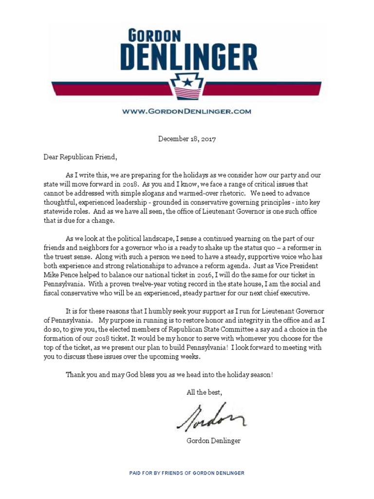 RSC Announcement Letter | PDF | Politics