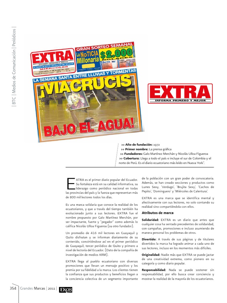 El Extra | PDF | Ecuador | Publicación