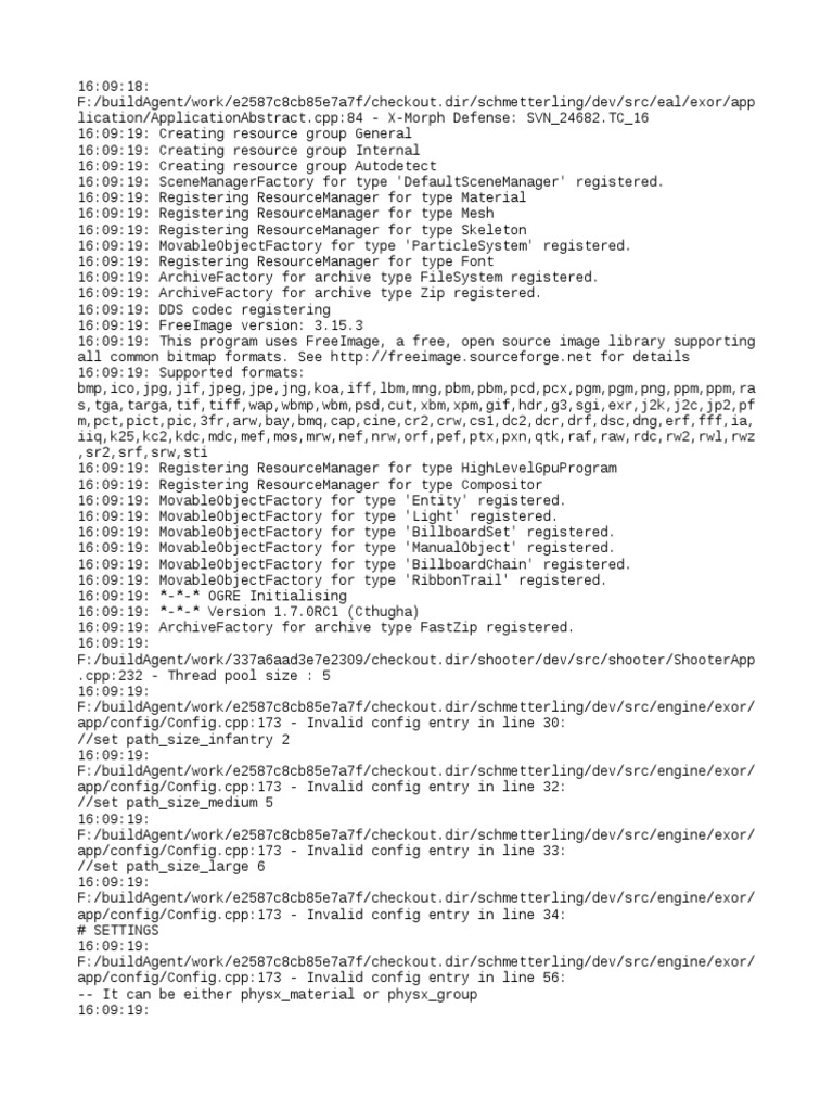 Exor Logs | PDF | Computer File | Computer Standards