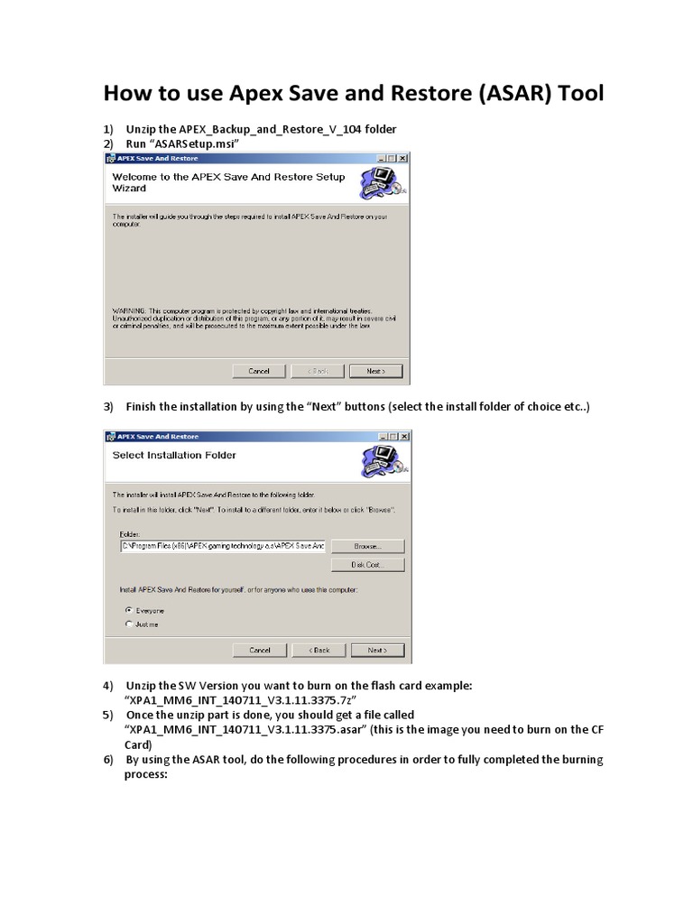 How To Use Apex Save and Restore Tool | PDF