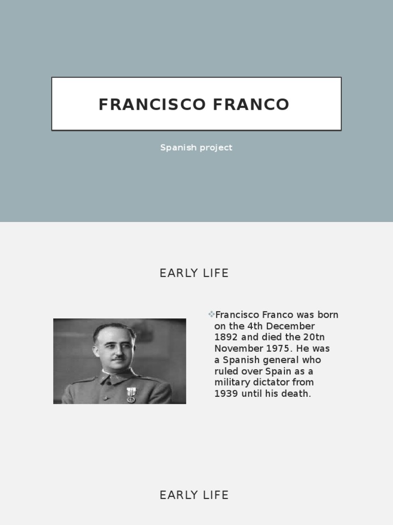 Francisco Franco: Dictator of Spain | PDF | Politics | History