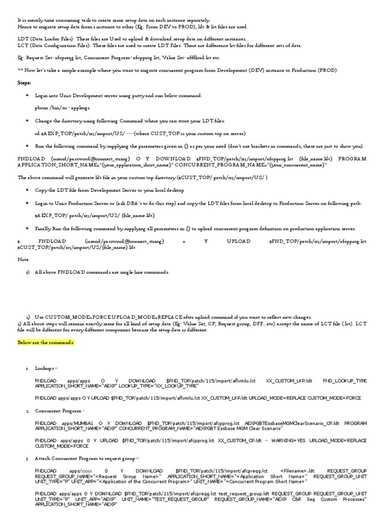 How To Create LDT Files | PDF | Filename | Computer File