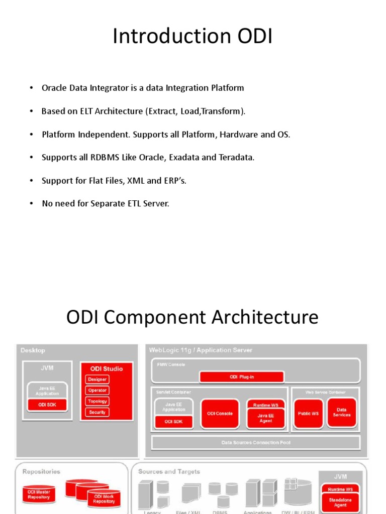 Introduction ODI | PDF | Oracle Database | Server (Computing)