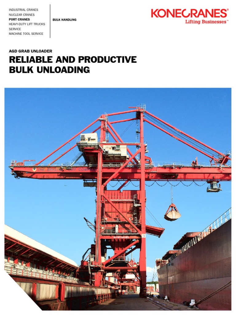 Konecranes Brochure Agd Grab Unloader 2014 en Vfinal 0 | PDF | Crane ...