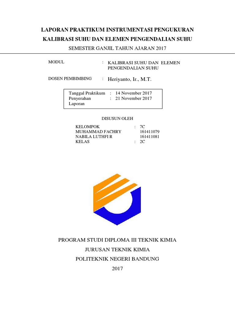 Laporan Praktikum Instrumentasi Pengukuran (Suhu) Kelompok 7c | PDF
