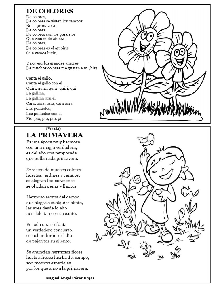 Canto de Primavera y Colores | PDF | Volumen | Masa