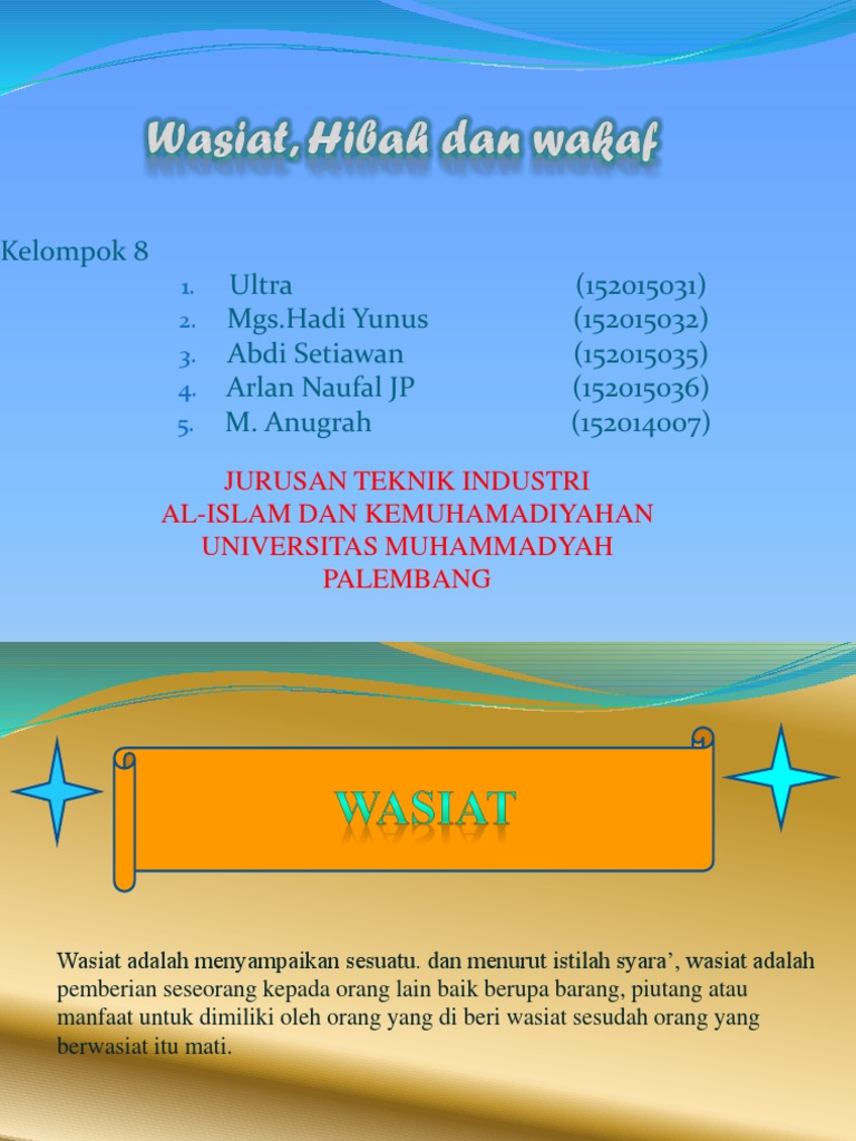 PWR Point Shodaqoh Hibah Hadiah | PDF