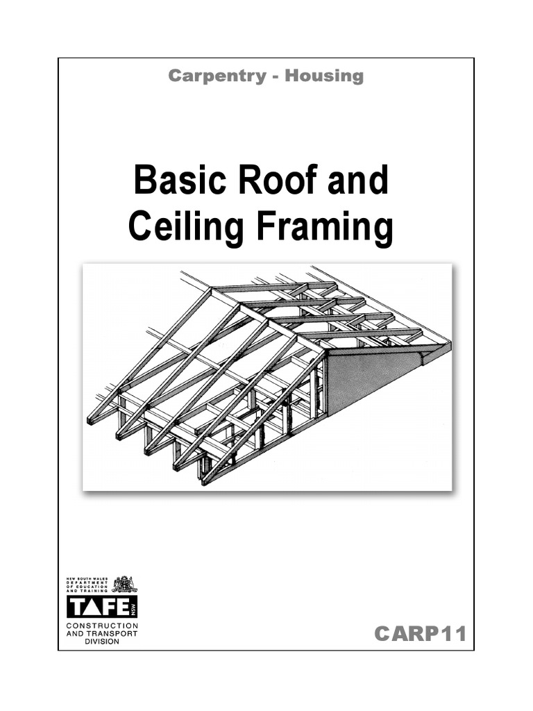 Carpentry Notes On Basic Roof Ceiling Framing | PDF | Framing ...