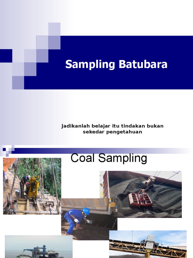 Metode Sampling Batubara yang Efektif | PDF