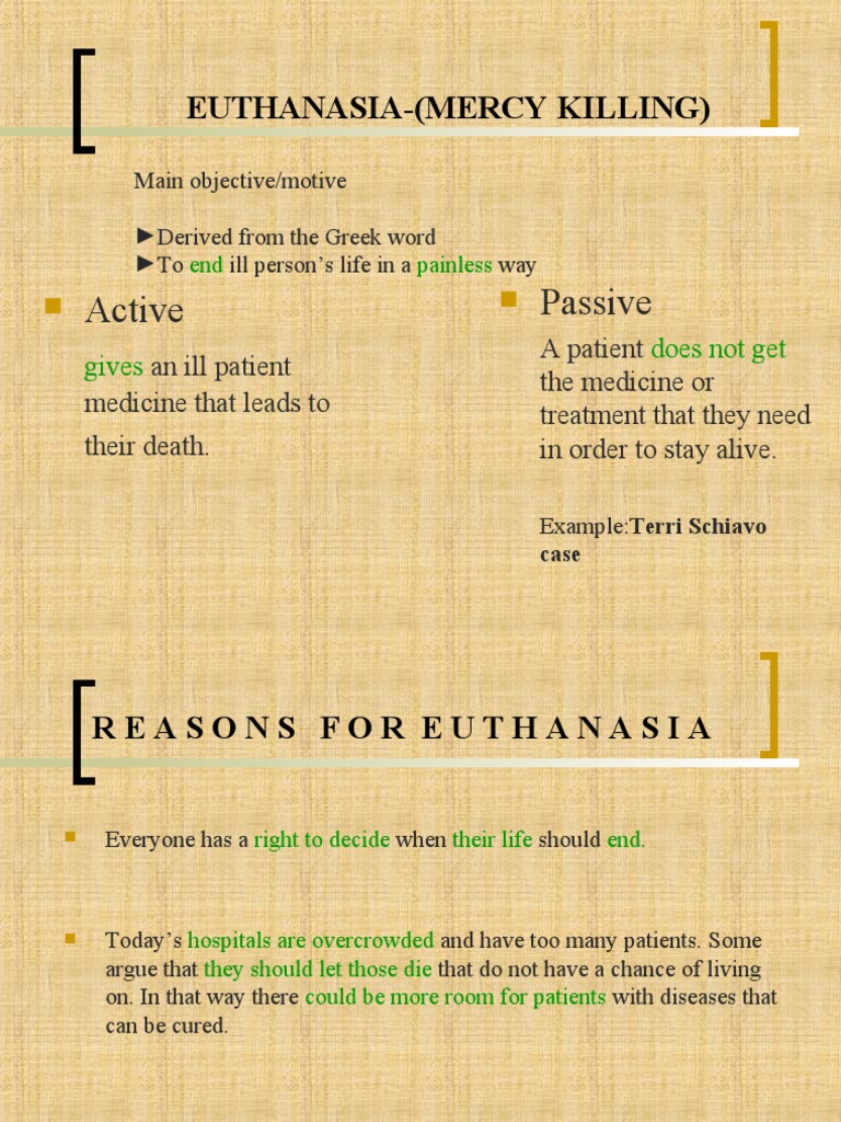 Euthanasia: Ethical and Religious Views | PDF