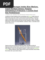 Hukum Snellius Pada Pembiasan Cahaya Bunyi, Rumus, Gambar, Contoh Soal ...