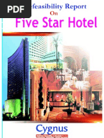 Project Proposal For 5 Star Hotel | PDF | Tourism | Internal Rate Of Return