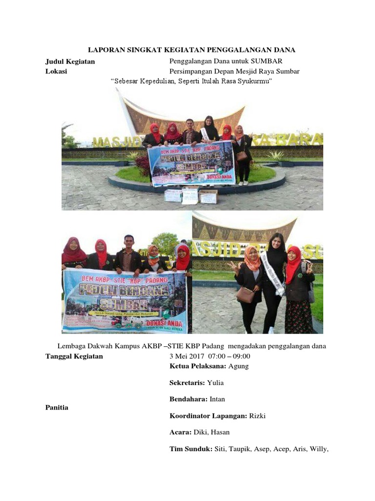 Contoh Laporan Singkat | PDF