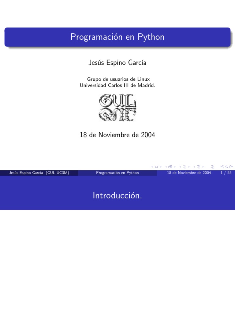 Informatica - Programacion en Python | PDF | Python (lenguaje de ...