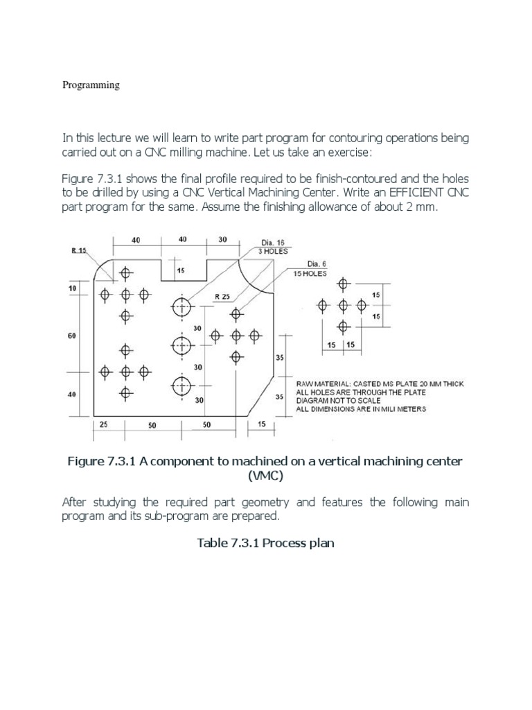 VMC Programming | PDF | Numerical Control | Machining