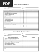 Basic Reading Inventory | PDF | Reading Comprehension | Learning Methods