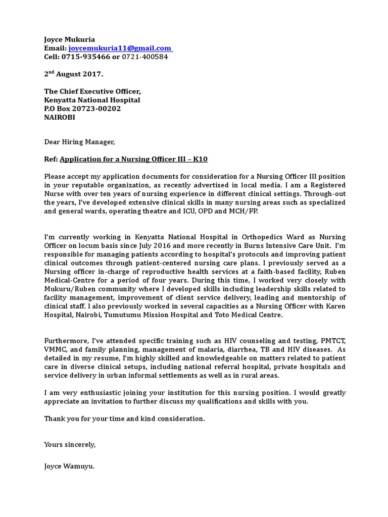 Joyce CV 2017 | PDF | Hospital | Health Care