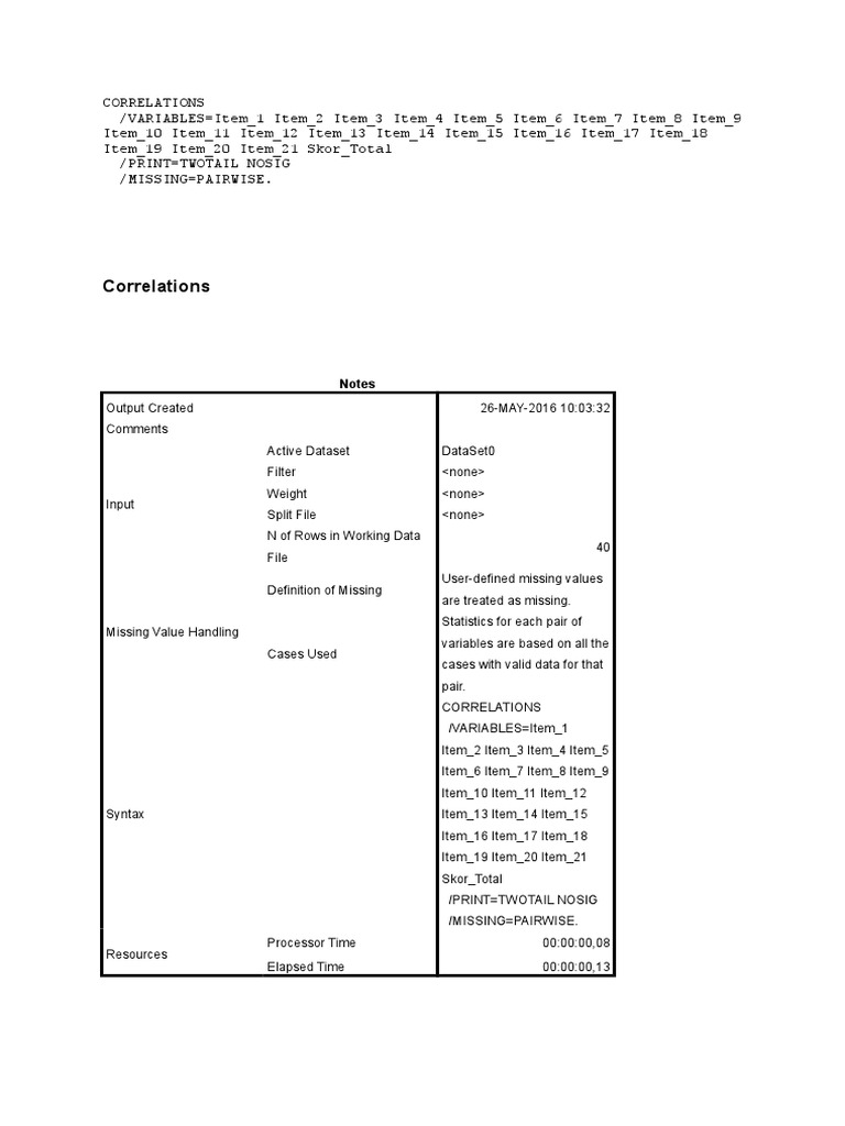 Output | PDF | Correlation And Dependence | Data Analysis