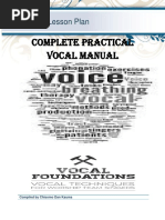 The Vocal Lesson Plan | PDF | Singing | Larynx