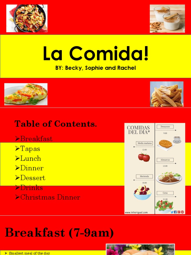 La Comida | PDF | Lunch | Asian Cuisine